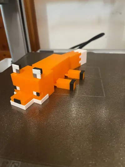 Minecraft fox articulated - Free 3D Print Model - MakerWorld