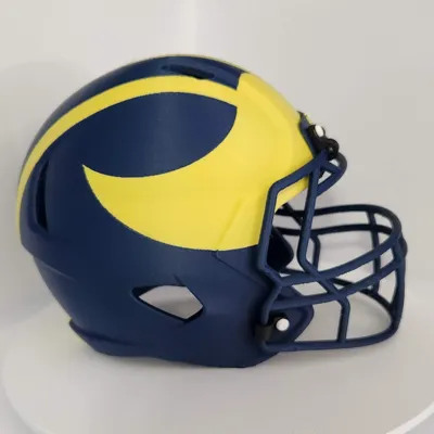 Michigan Wolverines Football Helmet by animuL67 MakerWorld: Download ...