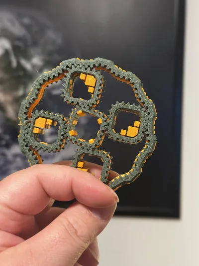 "Fragment" Square Planetary Gears Fidget Spinner by G-Man Projects ...
