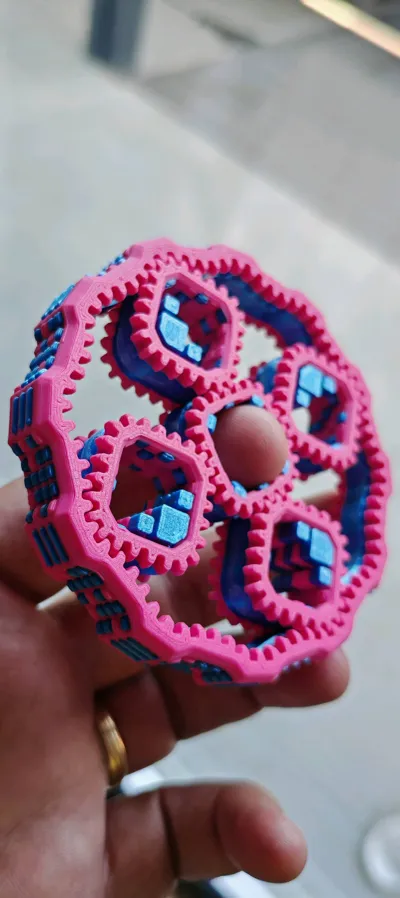 "Fragment" Square Planetary Gears Fidget Spinner by G-Man Projects ...