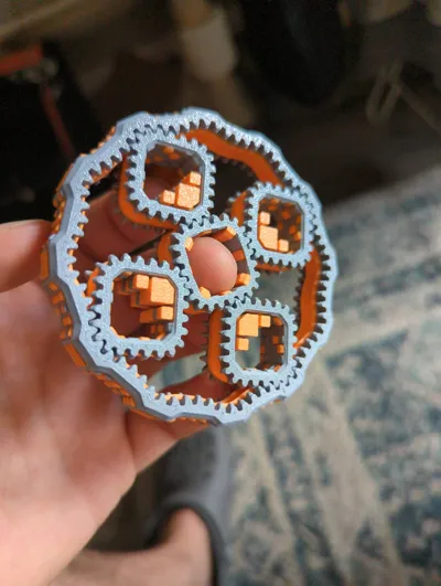 "Fragment" Square Planetary Gears Fidget Spinner by G-Man Projects ...