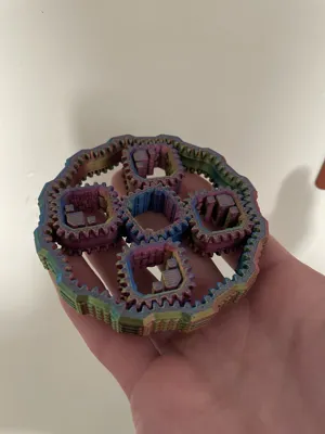 "Fragment" Square Planetary Gears Fidget Spinner by G-Man Projects ...