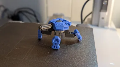Gatling Gun Mech – Model Kit by Kit Crafters MakerWorld: Download Free ...