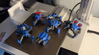 Gatling Gun Mech – Model Kit by Kit Crafters MakerWorld: Download Free ...