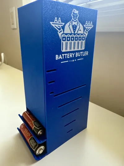 Battery Butler AA & AAA Battery Sorter & Dispenser by Neil MakerWorld ...