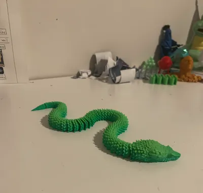 Teng Snake Mini Version - Year of the Snake (30cm) - Free 3D Print ...