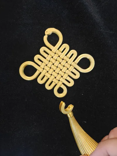 Chinese Knot · Pan Long Knot by Ren_Studio MakerWorld: Download Free 3D ...