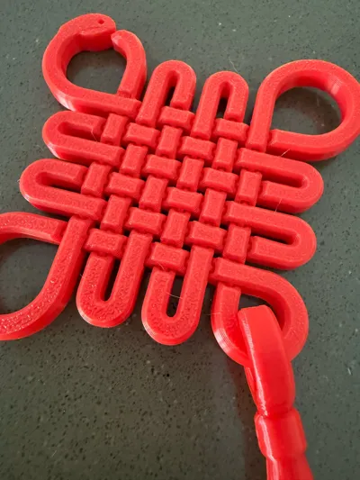 Chinese Knot · Pan Long Knot by Ren_Studio MakerWorld: Download Free 3D ...