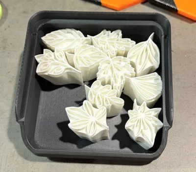 Set of leaf stamp 3. - Free 3D Print Model - MakerWorld