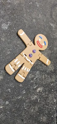 Christmas Gingerbread Man by SabreDesign MakerWorld: Download Free 3D ...