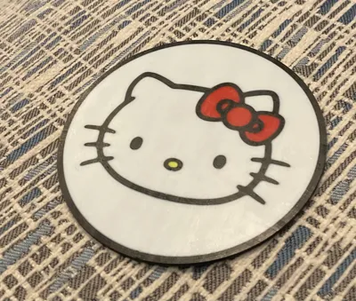 Hello Kitty Coaster by Szaman - MakerWorld