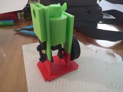 Small Vacuum/Air powered engine V2 - Free 3D Print Model - MakerWorld