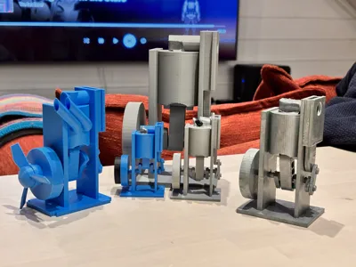 Small Vacuum/Air powered engine V2 by MakeyMaker MakerWorld: Download ...