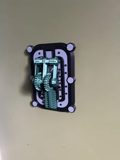 MECHANICAL ROCKER LIGHT SWITCH COVER by BEN 3D - MakerWorld