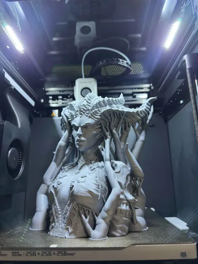 Lilith bust (Pre-Supported) by FotisMint MakerWorld: Download Free 3D Models