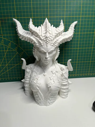 Lilith bust (Pre-Supported) by FotisMint MakerWorld: Download Free 3D Models