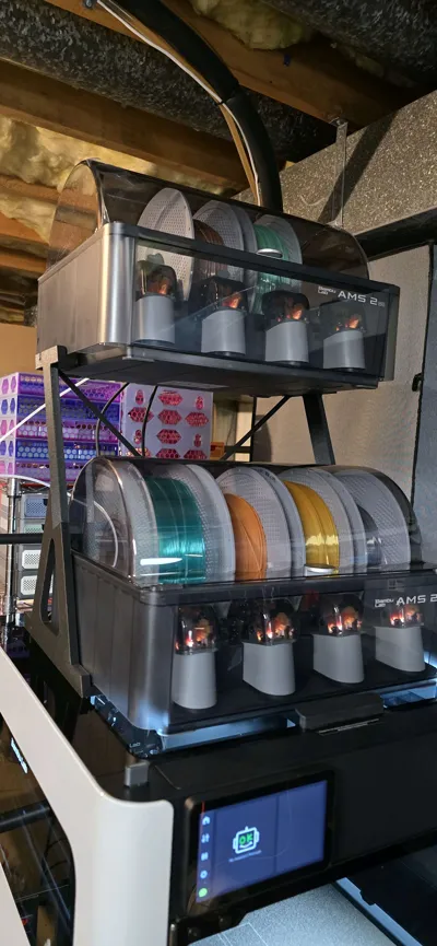 AMS 'Lambda' Stacker by HexFF MakerWorld: Download Free 3D Models