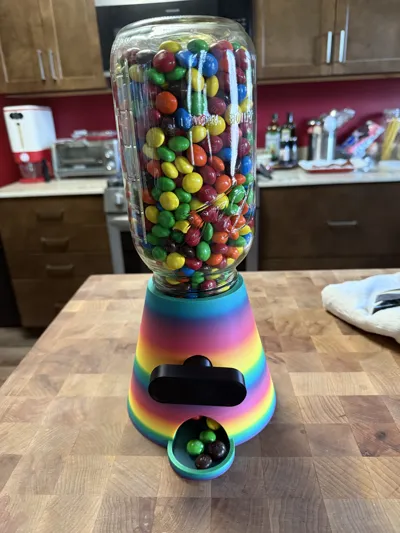 Jam/Mason Jar Sweet (candy) dispenser by Watson's Lab MakerWorld ...