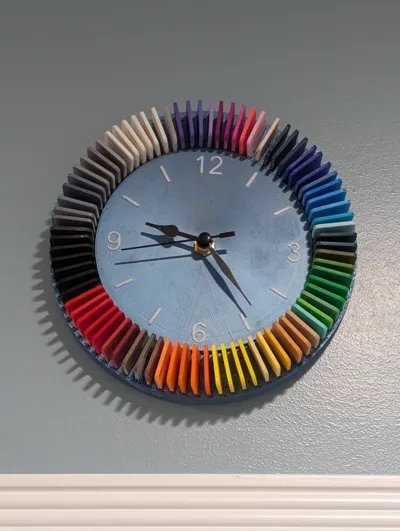 Filament Swatch - Wall Clock by Lukas - MakerWorld
