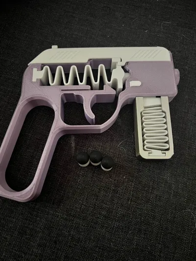 Spring Gun V4 - Shoots fake bullets with magazine by LucaDilo ...