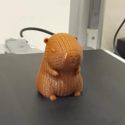 Adorable Capybara -- Knit Version - Free 3D Print Model - MakerWorld