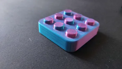 Bubble Popping Fidget Toy (Print in Place) by Kong 3D MakerWorld ...