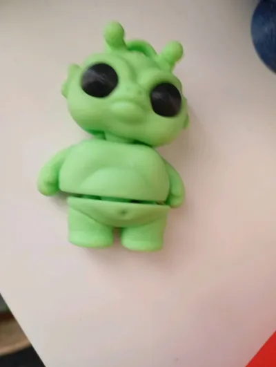 Flexi Dave The Alien & Keychain - No Supports by 3DeepDesigns ...