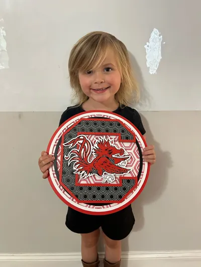 South Carolina Gamecocks Dimensional Mosaic - Free 3D Print Model ...