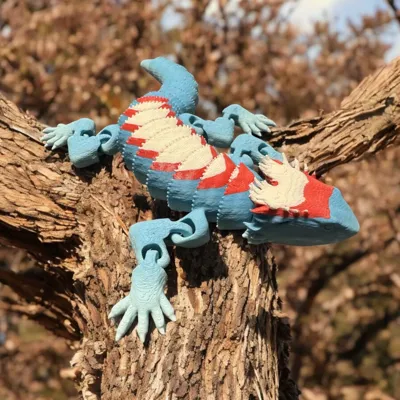 Flexi Bearded Dragon by FilliFuu MakerWorld: Download Free 3D Models