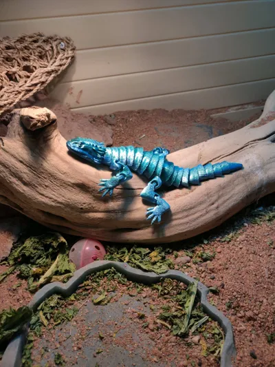 Flexi Bearded Dragon - Free 3D Print Model - MakerWorld