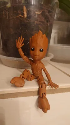 Articulated Groot | Simple No Support Flexible - Free 3D Print Model ...