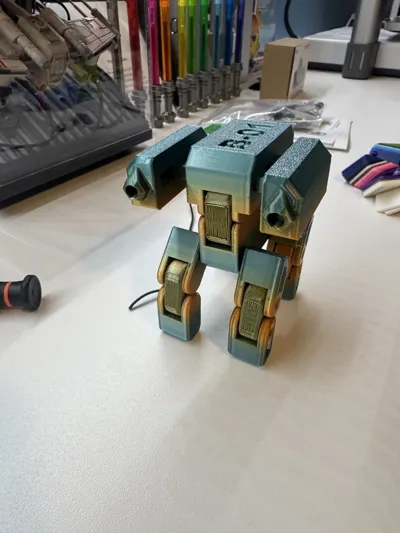 Print-in-Place Robot | BoxBot B-01 by PrintLab - MakerWorld