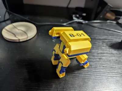 Print-in-Place Robot | BoxBot B-01 by PrintLab MakerWorld: Download ...