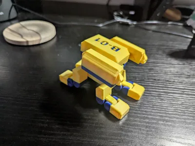 Print-in-Place Robot | BoxBot B-01 by PrintLab MakerWorld: Download ...