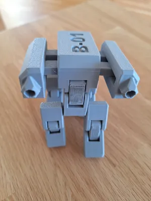 Print-in-Place Robot | BoxBot B-01 by PrintLab MakerWorld: Download ...