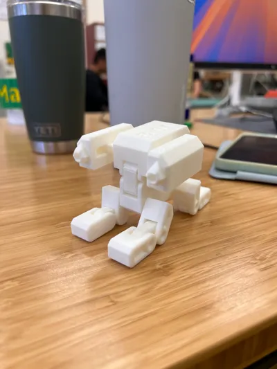 Print-in-Place Robot | BoxBot B-01 by PrintLab - MakerWorld