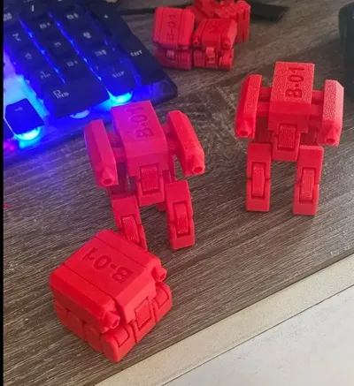 Print-in-Place Robot | BoxBot B-01 by PrintLab MakerWorld: Download ...