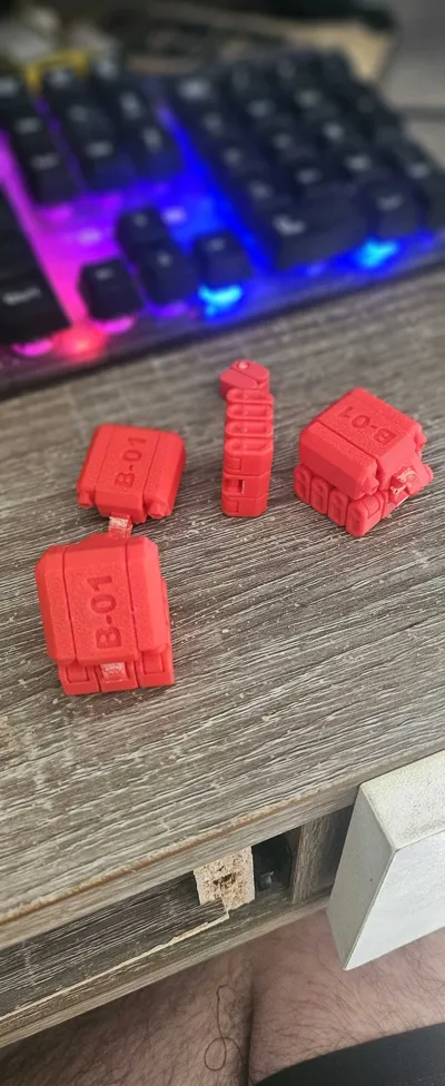 Print-in-Place Robot | BoxBot B-01 by PrintLab MakerWorld: Download ...