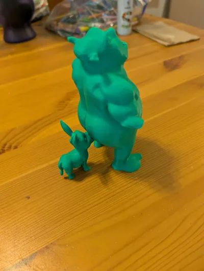 Donkey cap for Shrek ass toothpaste by 3Dcrabi MakerWorld: Download ...