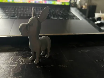 Donkey cap for Shrek ass toothpaste - Free 3D Print Model - MakerWorld