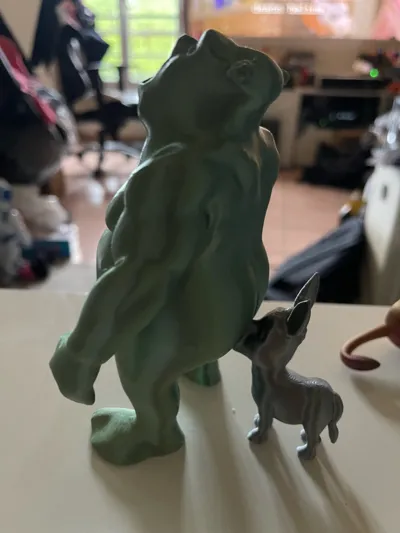 Donkey cap for Shrek ass toothpaste by 3Dcrabi MakerWorld: Download ...