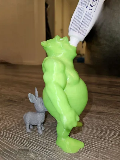 Donkey cap for Shrek ass toothpaste by 3DcrabiMakerWorld: Download Free ...
