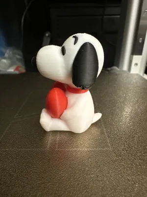 Snoopy de San Valentín por Makerize3D MakerWorld: Descarga Modelos 3D Gratuitos