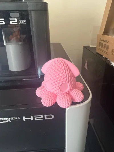 Knitted baby squid by trixs3D MakerWorld: Download Free 3D Models