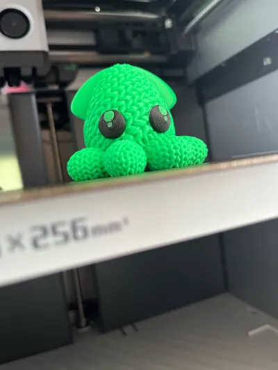 Knitted baby squid by trixs3D MakerWorld: Download Free 3D Models