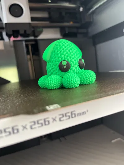 Knitted baby squid by trixs3D MakerWorld: Download Free 3D Models