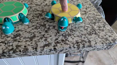 Animated, Articulated Turtle Coaster Fidget by Richie Rich Richie Rich ...