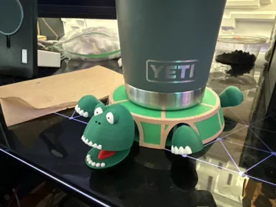 Animated, Articulated Turtle Coaster Fidget by Richie Rich Richie Rich ...