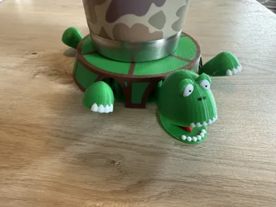 Animated, Articulated Turtle Coaster Fidget by Richie Rich Richie Rich ...
