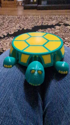 Animated, Articulated Turtle Coaster Fidget by Richie Rich Richie Rich ...